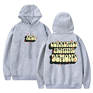 YUYEADZ Sam and Colby XPLR Fighting Demons Hoodie Women Men Pullover Sweatshirt Long Sleeve Fashion Tracksuit (Gray1,XXXXL)