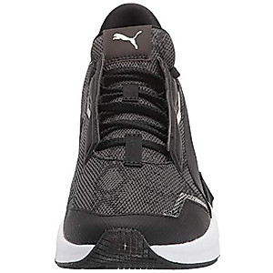 PUMA womens Provoke Xt Cross Trainer, Puma Black-metallic Silver, 7 US