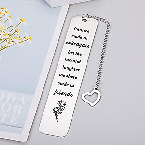 Coworker Leaving Gift Bookmark for Coworker Farewell Going Away Gift Good Bye Retirement Gifts for Women Colleague Friend Thank You for Boss Leader BFF Men Birthday Boss Day Going Away Goodbye