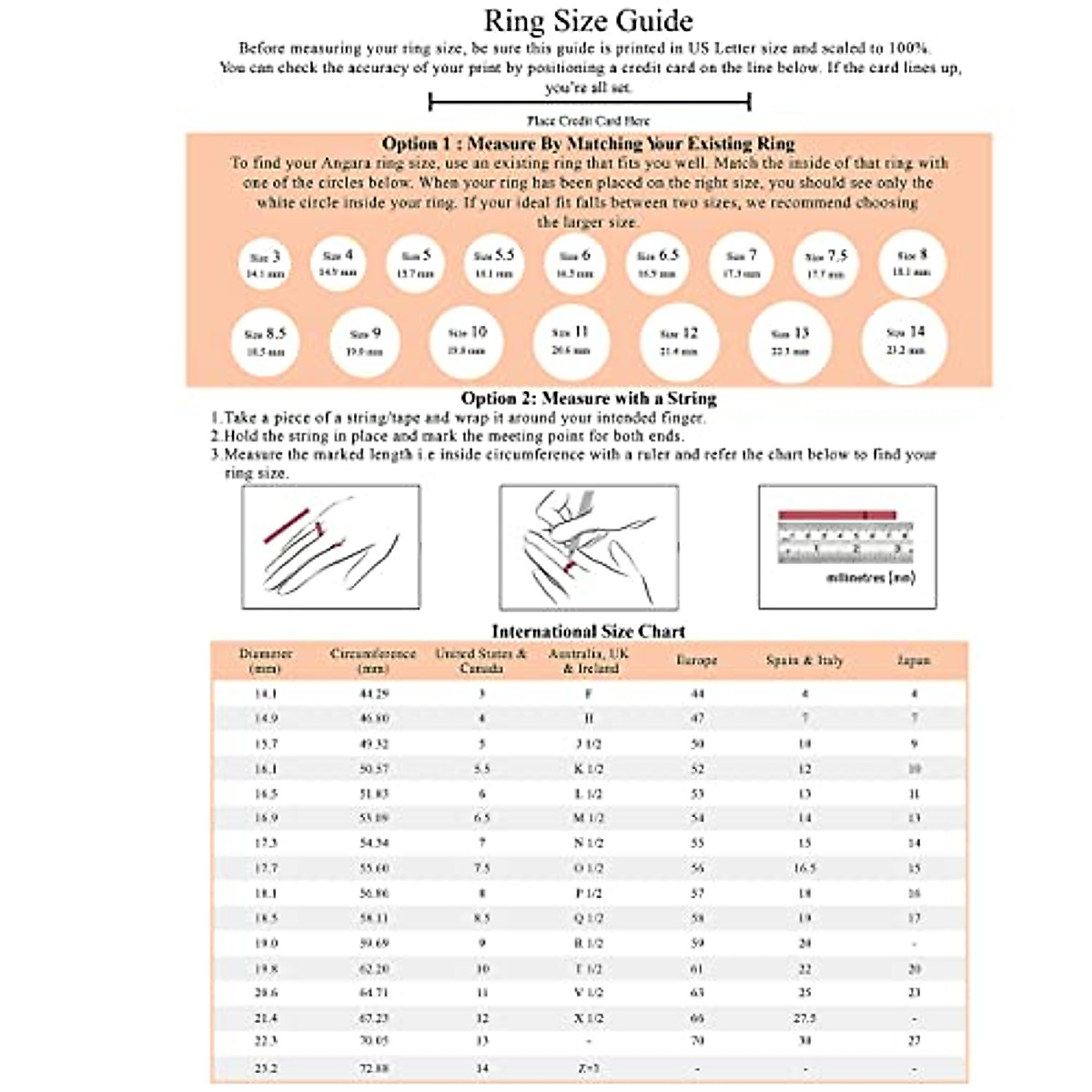 Angara Natural Diamond Multi-Row Ring Band in Silver (1.1mm Diamond, Ring Size-7) - April Birthstone