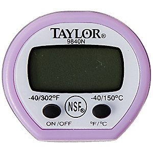 Taylor Precision 9840PRN Pocket Allergen Thermometer, 5 Inch Stem