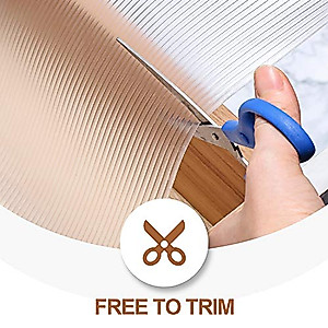 Pretigo EVA Shelf Liners,12" x20FT Non Adhesive Cabinet Liner,Double Sided Non-Slip Drawer Liner,Washable Refrigerator Mats for Pantry Cabinet,Kitchen Drawer,Bathroom Shelves,Shoe Rack,Metal Shelf