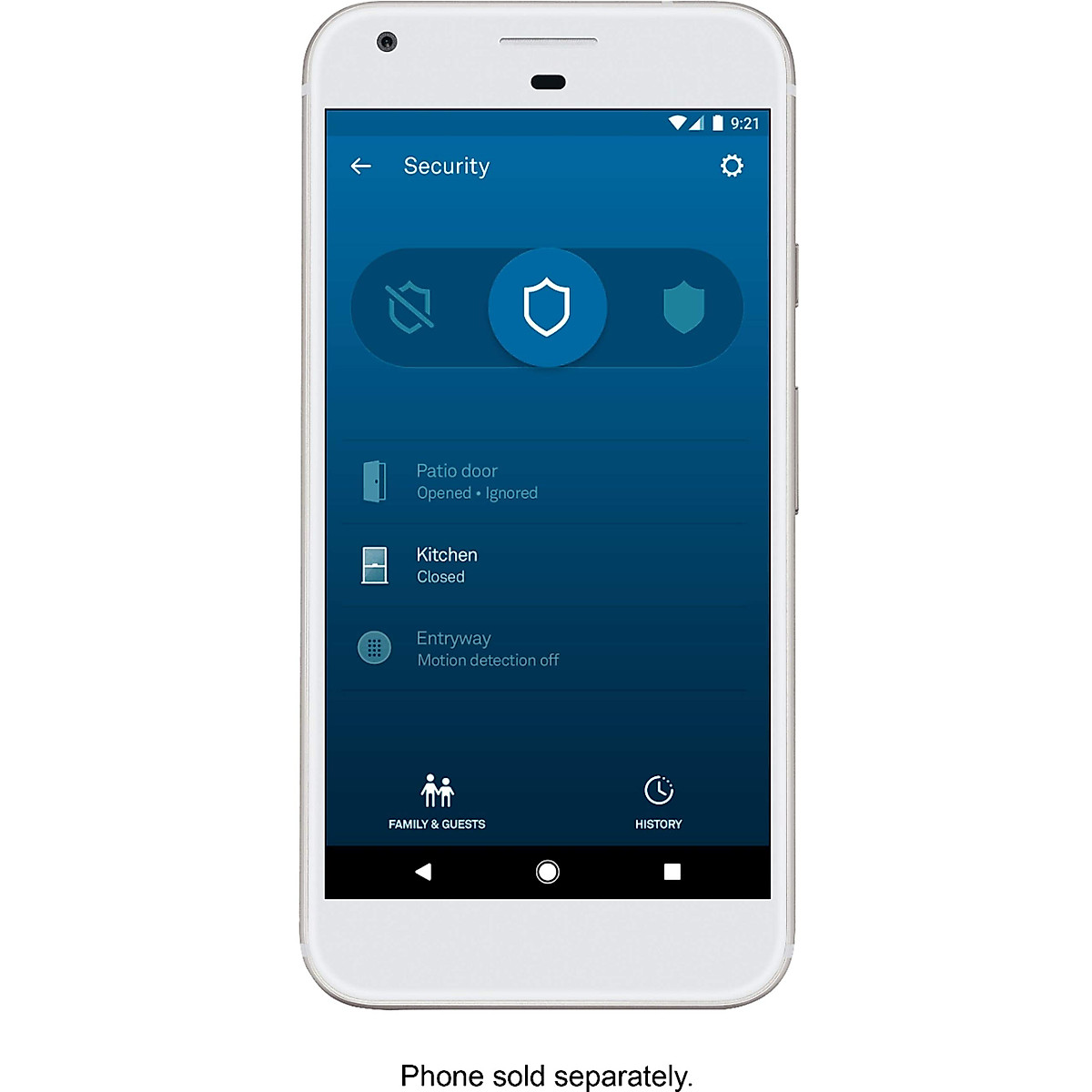 Secure Home Security & Alarm System Starter Pack (Guard, Detect Sensors, and Tags)