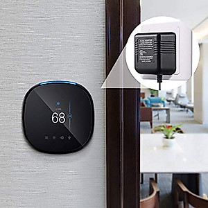 Hotop 24 Volt Transformer, 16.5ft Long C Wire Adapter Thermostats Compatible with Most Versions of Ring Doorbell and Smart Thermostat, Nest Hello Skybell Eufy Wyze and Nest Ecobee Sensi Honeywell