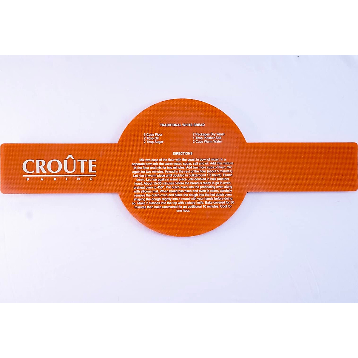 1 Croûte Baking Dutch Oven Silicone Baking Mat | Sourdough Bread Baking Supplies and Tools | Silicone Bread Sling | Reusable Parchment Paper Replacement |Bread Making Accessories and Tools