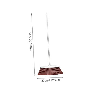 QUMIIRITY Family Clean Broom Sweeping Tool Outdoor Dustpan Thick Broom Trash Cleaning Broom Garbage Cleaning Broom Dense Broom Ladlebroom Broom Cleaning Tool Soft Broom Cleaning Supply Nylon