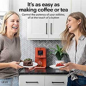 LĒVO II - Herbal Oil and Butter Infusion Machine - Botanical Decarboxylator, Herb Dryer & Oil Infuser - Mess-Free, Easy to Use - Make Infused Gummies, Brownies, Cookies & Other Treats (Licorice Black)