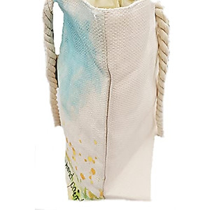 Tote Handbag - Ladies Hand Painted Paris Theme - 18.5" x 13" Unique!!