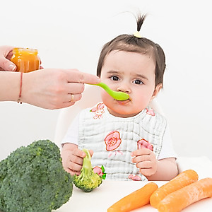 2ooya 8Pcs Muslin Baby Bibs Adjustable Baby Bandana Drool Bibs 6 Absorbent Cotton Layers Infant Bib Drooling Feeding Eating Teething Bibs Keepsake Gift for Newborn Babies