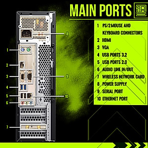 Gaming Desktop PC, Intel Core i5 8th Gen, TechMagnet Heera, AMD RX 550, 16GB RAM, 512GB SSD | 1TB HDD, MTG New 27 Inch Monitor, RGB Keyboard Mouse, Speaker, Webcam, WiFi, Win 10 Pro (Renewed)