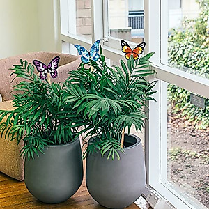 Vcekract 8 Pcs Butterfly Diamond Art, Diamond Painting Kits for Garden Decor, Butterfly Stakes Diamond Art Kits, Butterfly Diamond Art Club, Butterflies for Crafts