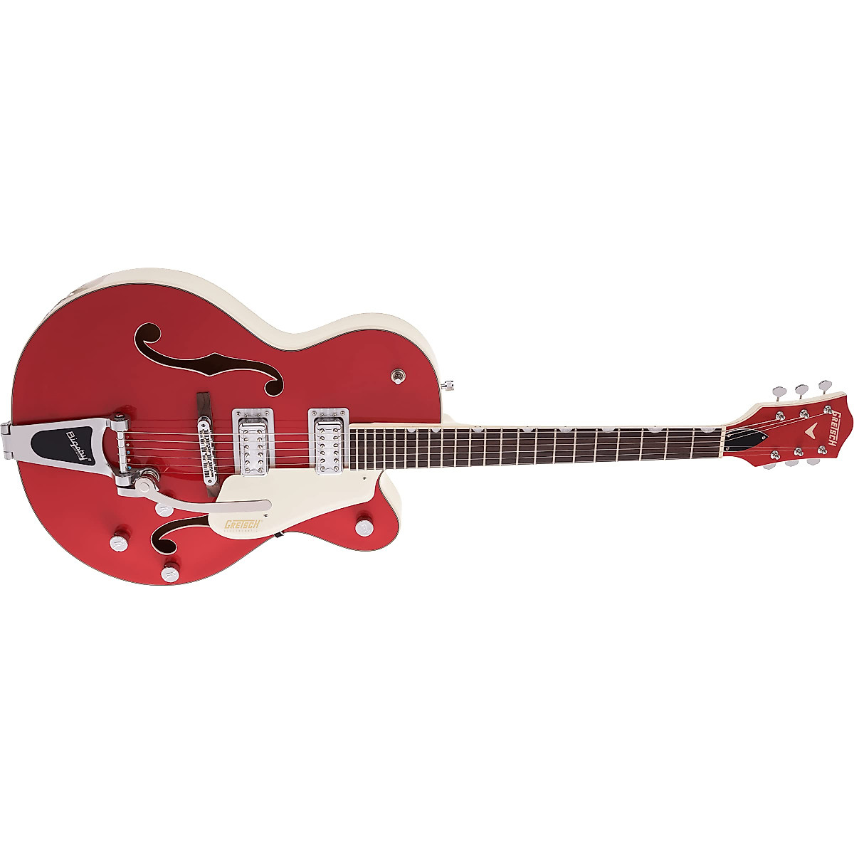 Gretsch G5410T Limited Edition Electromatic "Tri-Five" Hollow Body Single-Cut Two-Tone Fiesta Red/Vintage White w/Bigsby