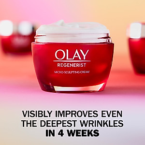 Face Wash by Olay Regenerist Advanced Anti-Aging Pore Scrub Cleanser (5.0 Oz) and Micro-Sculpting Face Moisturizer Cream (1.7 Oz) Skin Care Duo Pack, Total 6.7 Ounces Packaging may Vary
