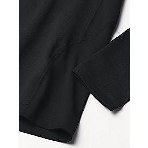 Under Armour Boys' ColdGear Armour Long Sleeve T-Shirt, Black (001)/White, Youth Large