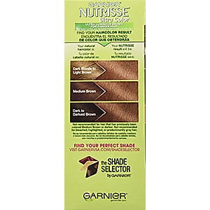 Garnier Nutrisse Ultra Color Nourishing Permanent Hair Color Cream, B4 Caramel Chocolate (1 Kit) Brown Hair Dye (Packaging May Vary)