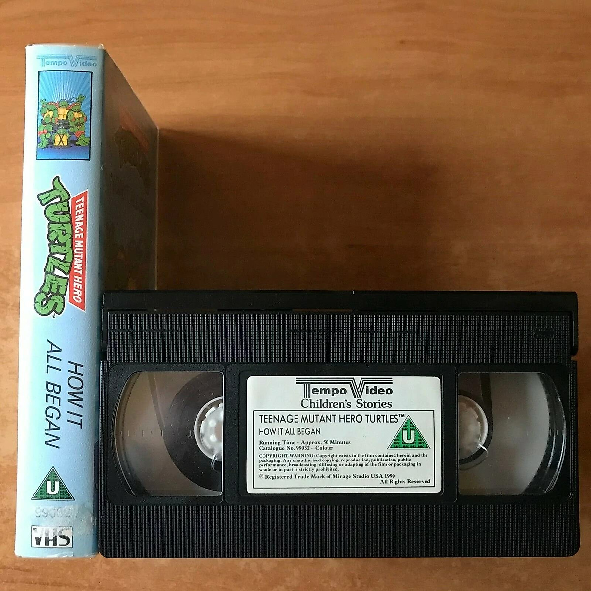Teenage Mutant Hero Turtles: How It All Began [Tempo Video] Children's - Pal VHS