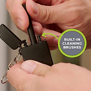 STRO Portable Reusable Metal Straw with Travel Case & Built-in Cleaning Brush, Stainless Steel Straws Drinking Straw for 20 and 30 oz Tumblers, Cans, Bottles, Cups