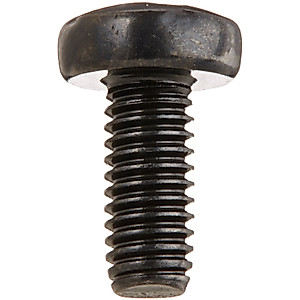 Small Parts M3.58D7985AB Steel Pan Head Machine Screw, Black Oxide Finish, Meets DIN 7985, #1 Phillips Drive, M3.5-0.6 Thread Size, 8 mm Length, Fully Threaded, Import (Pack of 100)