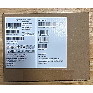 Intel NUC 11 Pro NUC11TNHi3 Tiger Canyon Home & Business Mini PC Mini Desktop 11th Gen Intel® Core™ i3-1115G4 Processor Upto 4.1 GHz Turbo,2 Cores,4 Threads,6 MB L3 Cache(No RAM&SSD)