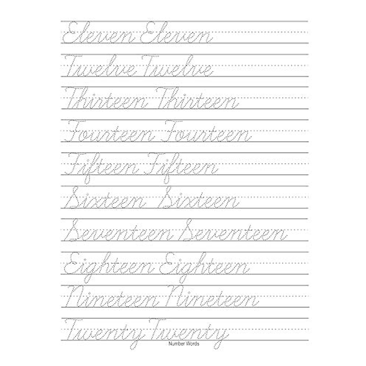 Cursive Handwriting Workbook for Teens: A cursive writing practice workbook for young adults and teens