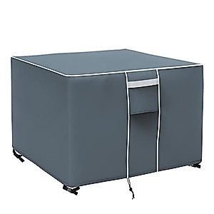 Gasadar Patio Furniture Covers, Outdoor Furniture Cover Waterproof,Patio Outdoor fire Pit Table Covers Outdoor Coffee Table Set Cover, 32"X32"X16"-Grey