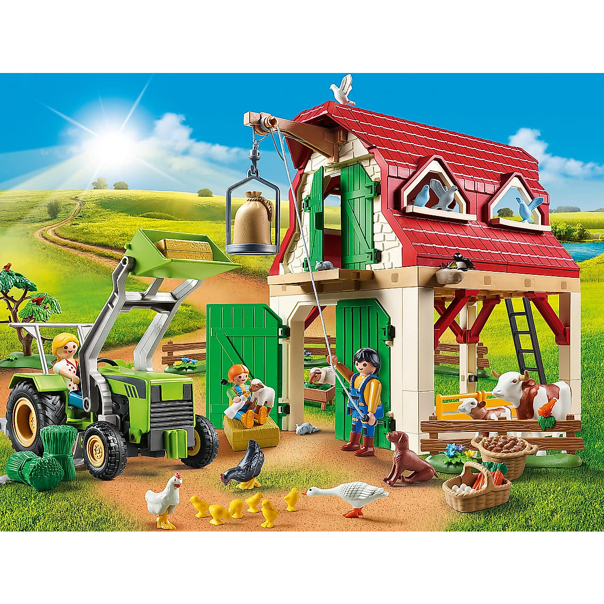 Playmobil Farm with Small Animals