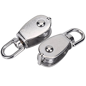 Dioche Anchor Trolley Kit, Stable Kayak Canoe Anchor Trolley Kit System with Pulley Pad Eye Ring Hook Set, Kayak Accessories for Kayaks Canoes Boat