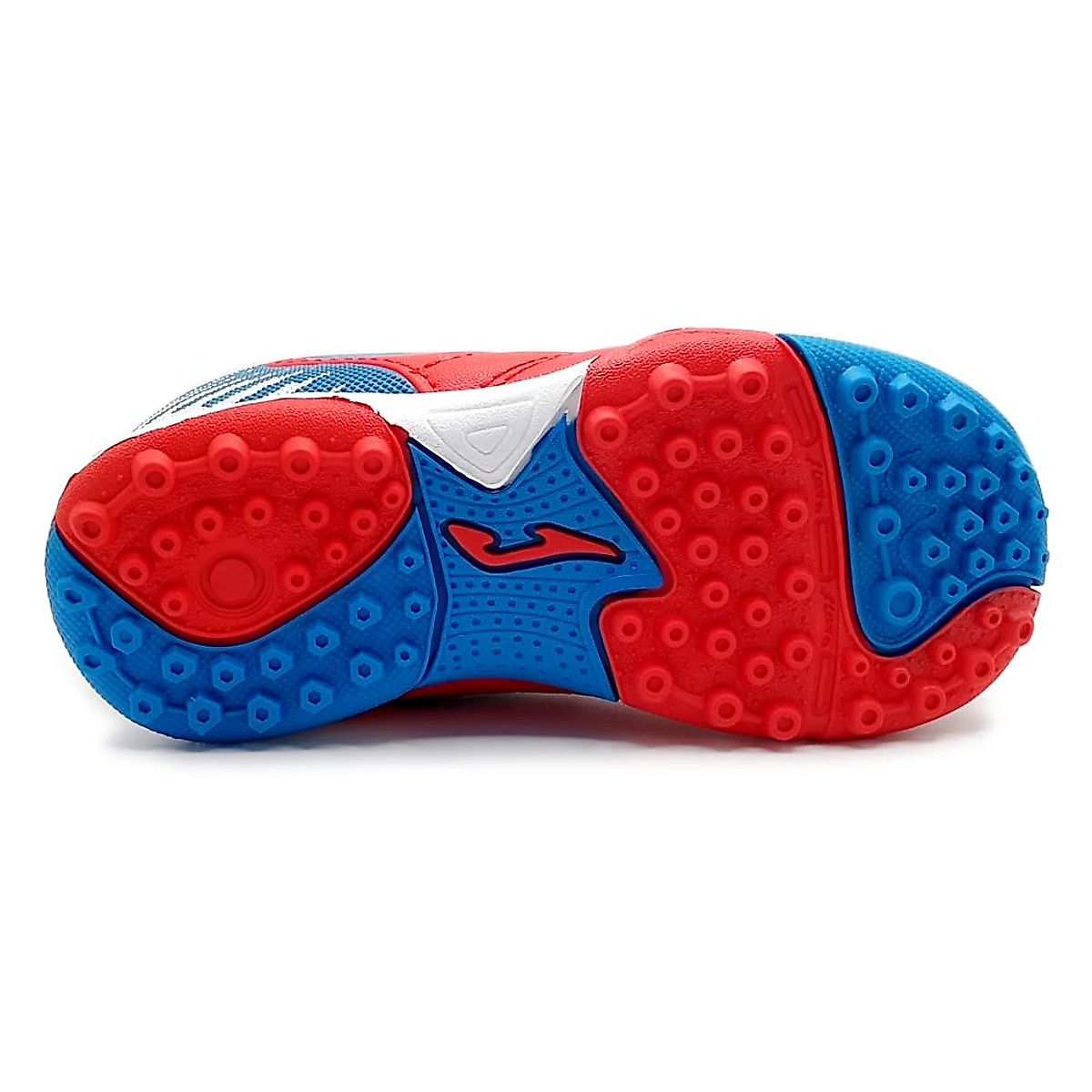 Toledo JR Kids Turf Soccer Shoe Red/Blue Royal-7