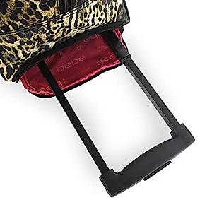 BEBE Women's Rolling Duffel, Leopard