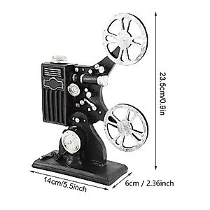 Mini Antique Vintage Craft Movie Film Projector,Movie Projector Music Box Model,Movie Theater Decor,For Birthday Home Office Study Room D¨¦Cor, Movie Projector Music Box Model,Mini Antique Vintafi