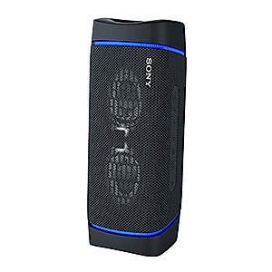 Sony SRSXB33 Extra BASS Bluetooth Wireless Portable Waterproof Speaker (Black) Bundle with Hardshell Travel and Storage Case (2 Items)
