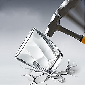 EILRAMIR Acrylic Drinking Highball Glasses Colorful Cup Plastic Rocks Glasses Ideal for Bar, Kitchen, Cocktail, Juice Beverages, Water Unbreakable (9.5oz) (Clear,9.5oz)