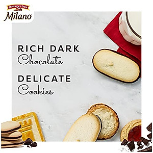 Pepperidge Farm Milano Cookies, Dark Chocolate, 20 Packs, 2 Cookies per Pack