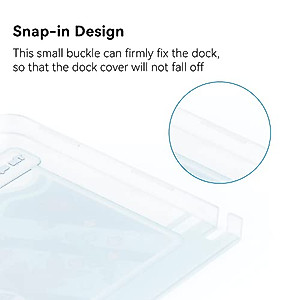 GeekShare Anti Scratch Switch OLED Dock Cover- Hard Faceplate Sleeve Pad for Switch OLED Dock- DIY Replacement Shell Compatible with Switch OLED Dock - Shark Party (for Switch OLED Model)