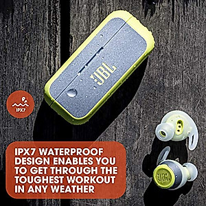 JBL Reflect Flow - Truly Wireless Sport In-Ear Headphone - Green (Renewed)