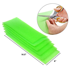 Dualplex® Fruit & Veggie Life Extender Liner for Fridge Refrigerator Drawers, 6 x 16.5 Inches (6 Pack) – Extends The Life of Your Produce & Prevents Spoilage