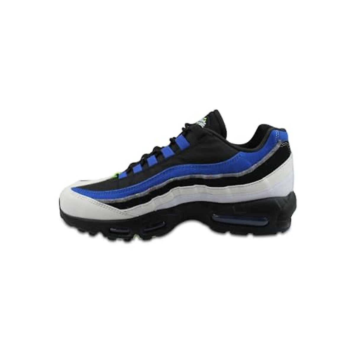 Nike Mens Air Max 95 Running Shoes, Black/White-Game Royal-Sail, 10 M US