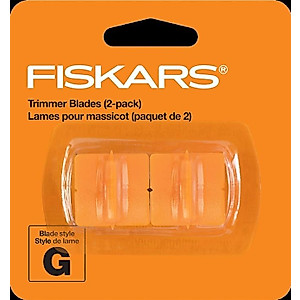 Fiskars 195960-1001 Trimmer Cutting Replacement Blades Style G, Orange 2.5 x 2.5 x 1.47 cm