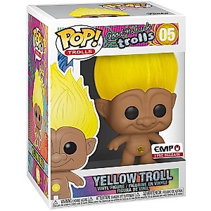 Funko POP! Trolls - Good Luck Trolls Yellow Troll #05 Exclusive