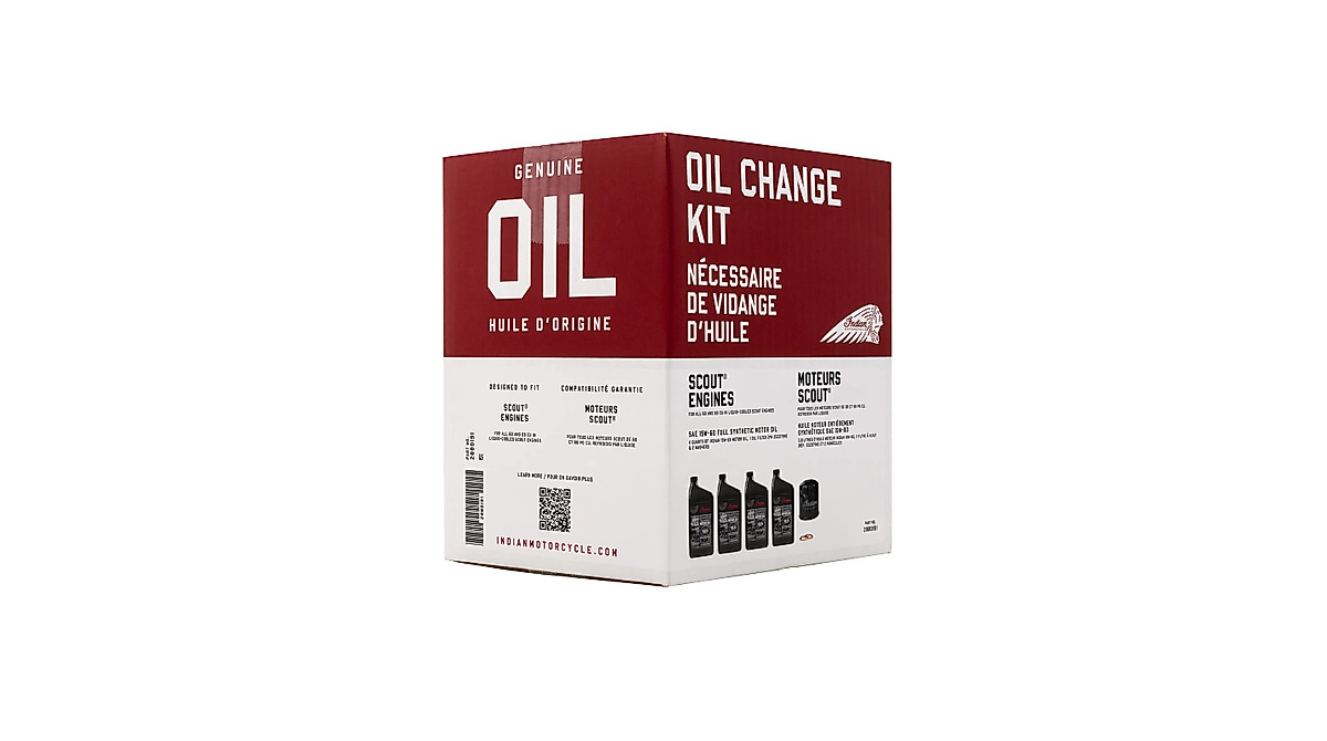 Indian Motorcycle Oil Change Kit - Full Synthetic 15W-60