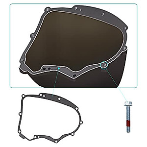 594195 Crankcase Gasket Kit Parts Accessories Lawnmowers with Bolts and Crank Case Gasket Replace The Model 591911, 697227, 690945, 273488 For Briggs and Stratton Small Gasoline Engines