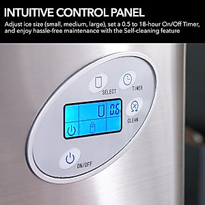 Whynter IMC-490SS Portable Ice Maker, 49-Pound, Stainless Steel