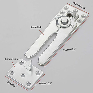 HOWDIA 4 Pack Sectional Couch Connector with Screws
