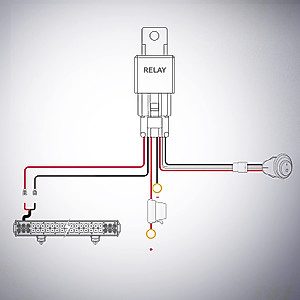 Nilight LED Light Bar 20Inch 288W Flood Spot Combo 28800LM Off Road Driving Lighting with Wiring Harness for Trucks Tractor Trailer Pickup Golf Cart SUV ATV UTV 4x4 Van Camper