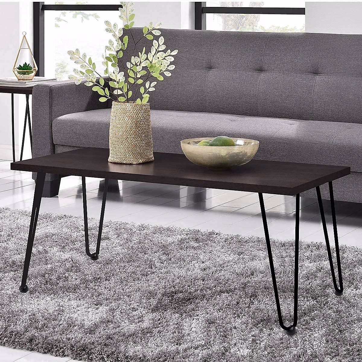 Enenes 20.4 inch Folding Hairpin Leg, 4PCS Height Folding Table Leg, Heavy Duty Easy Install Folding Coffee Table Leg(20.4 Inch)