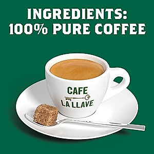 Cafe La Llave Espresso Capsules, Intensity 11-Recylable Coffee Pods (80 Count) Compatible with Nespresso OriginalLine Machines
