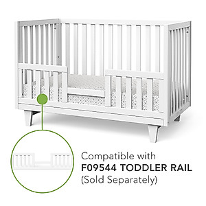 Forever Eclectic Tremont 4-in-1 Convertible Baby Crib by Child Craft (Matte White)