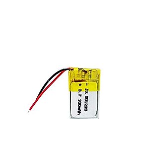Easybuyseller 2Pcs 051220 3.7V 80mAh Polymer Lipo Battery with PCM Rechargeable