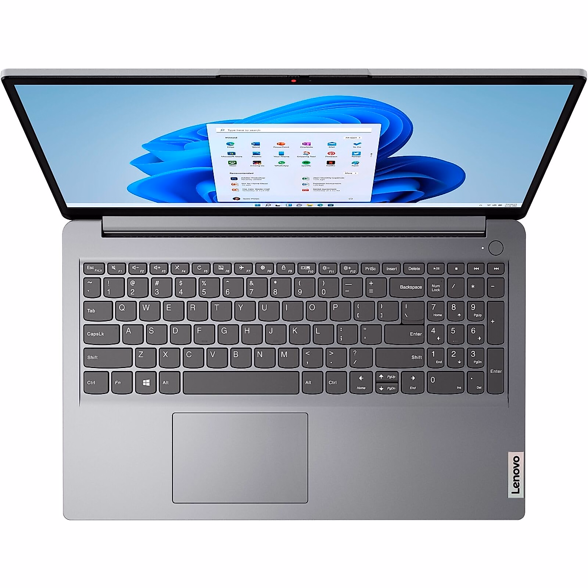Lenovo 2023 IdeaPad 1 15.6" Laptop, AMD Athlon Silver 7120U Processor, 4GB LPDDR5 RAM, 128GB SSD, AMD Radeon Graphics, HDMI,Wi-Fi 6, Anti-Glare, Windows 11 Home S, Cloud Grey