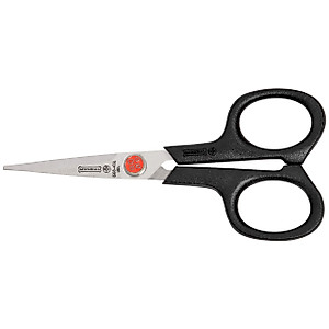 Mundial Red Dot Embroidery Scissors 4.25", Knife Edge